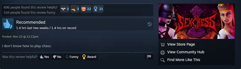 Why Is There Even A Game Called Sex Chess Rsteamreviews