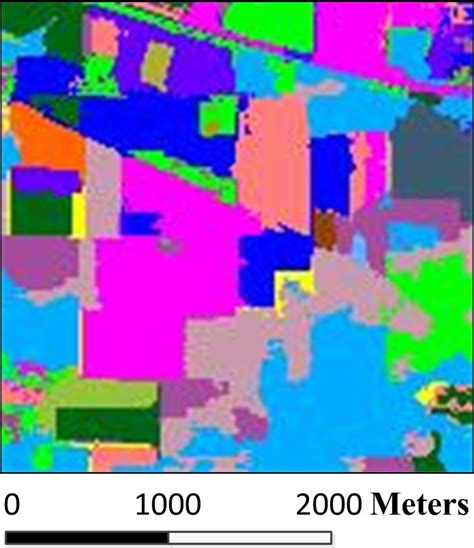 Classification Maps For The Indian Pines Image By Different Algorithms
