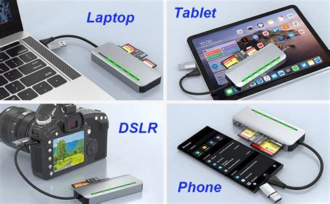 7 In 2 Sd Card Reader Plug No Play Usb C Usb 30 Dual Connector