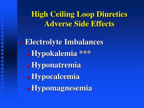Ceiling Effect Of Loop Diuretics Shelly Lighting