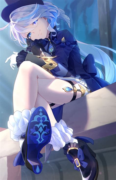 Furina Genshin Impact Drawn By Kura Xx Meme Danbooru