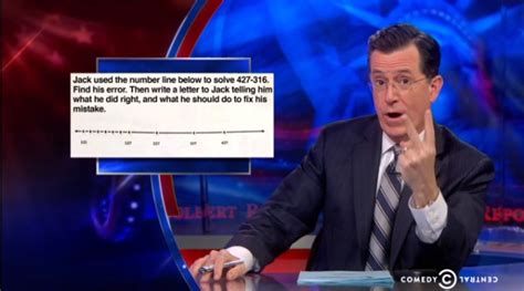Colbert Crushes Common Cores Stupid Math Problems Video