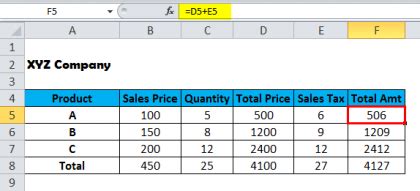 Excel Show Formula How To Show Formula In Excel With Examples
