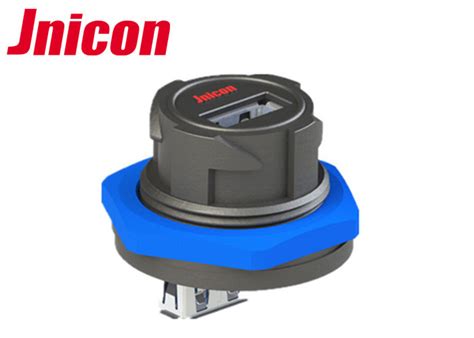 Panel Mount Waterproof Usb Bulkhead Connector Usb 2 0 Ip67 For Signal