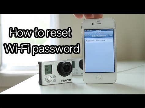 How To Reset Wifi Password On Gopro Hero 3