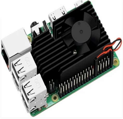 Aluminium Raspberry Pi 4 Fan Heatsink Raspberry Pi Aluminum Heatsink At ₹ 670piece In New Delhi