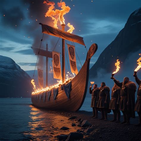 Viking Funeral Poems Norse Vikings