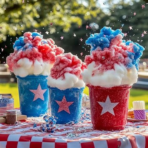 Firecracker Red White Blue Foam