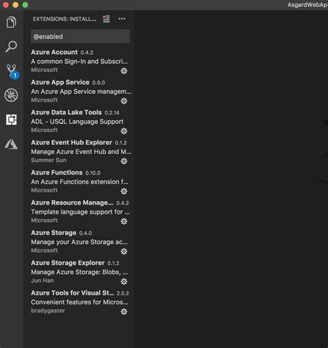 Azure Extensions Have A Circular Dependency So They Cant Be Disabled · Issue 54621 · Microsoft