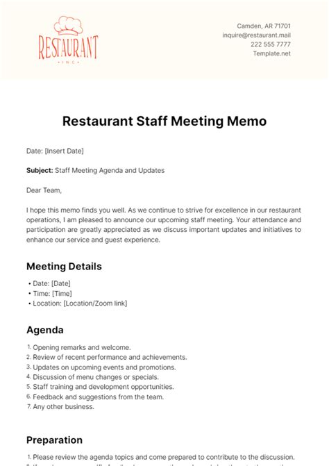 Free Meeting Memo Templates To Edit Online And Print