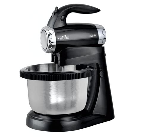 Ручной стационарный кухонный миксер с чашей Monte MT-2020 Black – фото ...