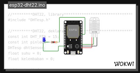 Dht22 Suhu Wokwi Esp32 Stm32 Arduino Simulator