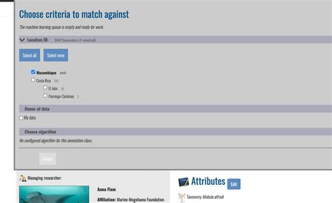 No Configured Algorithm For Annotation Class Bug Reports Wild Me