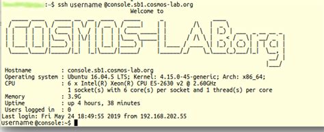 User Guideremote Accessconsole Cosmos Wiki