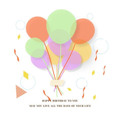 Animated Birthday Balloon Announcement Template Edit Online Seapik