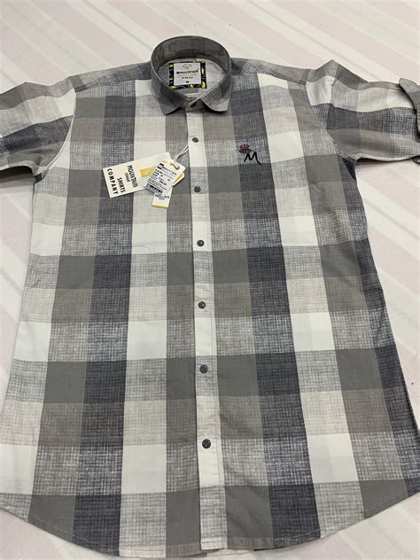 Navy Blue Veterano Short Sleeve Men S Plaid Flannel Shirt Lowrider