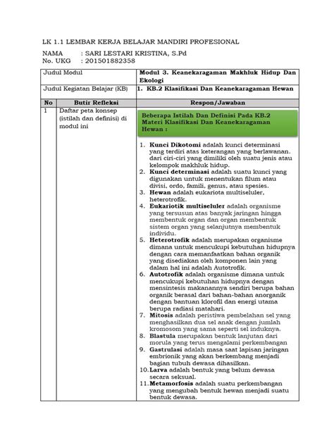 Modul 3 Kb 2 Profesional Sari Lestari Kristina Pdf Ilmu Sosial Filsafat