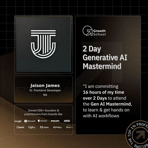 jaison james on linkedin generativeai growthschool aimastermind