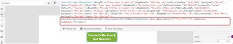 How To Get Collection Column Names In Power Apps From 3 Different