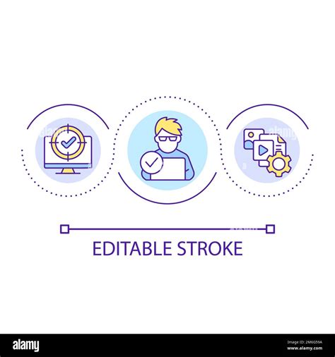Quality Programming Loop Concept Icon Stock Vector Image And Art Alamy