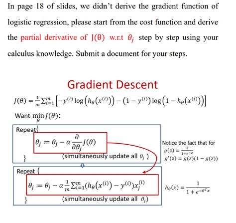 Solved In Page 18 Of Slides We Didnt Derive The Gradient