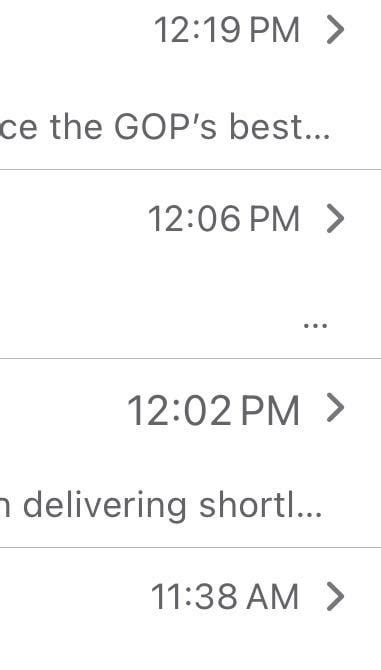 Ios 157 Different Font Sizes For Time Email Is Sent Just Why Rios