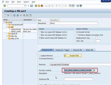 How To Create A Port Definition