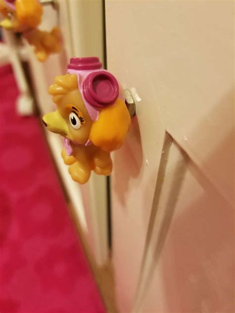 Diy Cabinet Knobs And Drawer Pulls From Figurines Paw Patrol