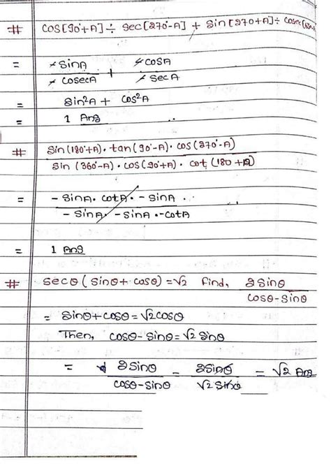 SOLUTION: Basics of Trigonometry class 10th part 1 - Studypool