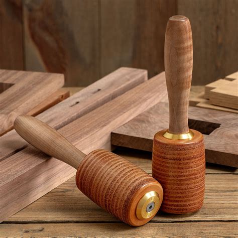 Blue Spruce Leather Assembly Mallet Gentle Yet Powerful Tool Blue