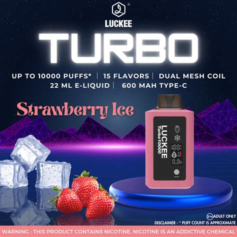 Experience The Ultimate Vaping With Luckee Turbo 10000 Disposable Vape