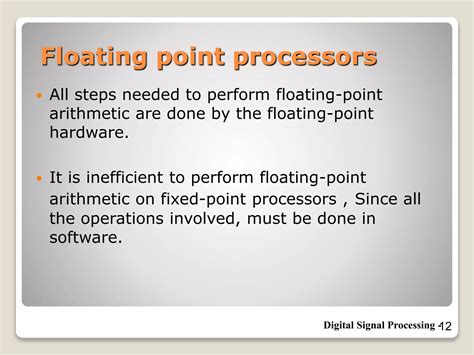 fixed point vs floating point ppt