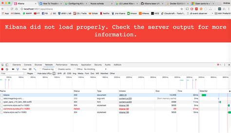 Docker Elk 540 Kibana Did Not Load Properly Check The Server Output For More Information