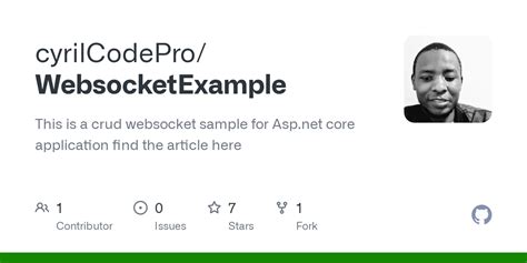 GitHub CyrilCodePro WebsocketExample This Is A Crud Websocket Sample