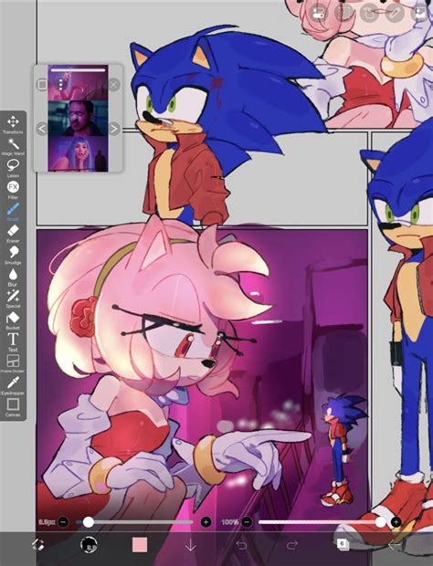 Pin By Ruby Perry On Sonic Rosé Fanart Cute Drawings Sonic Fan