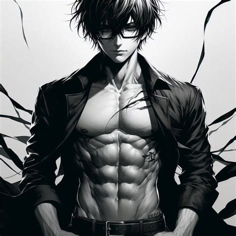 Ken Kaneki Black Reaper Shirtless 3 Ai By Conscious0bserver On