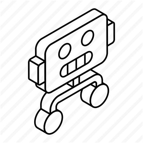 Robot Bot Artificial 951066 Vector Icon Vectopus