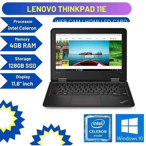 Lenovo Thinkpad 11e Intel Celeron 4gb 128gb Ssd Shopee Malaysia