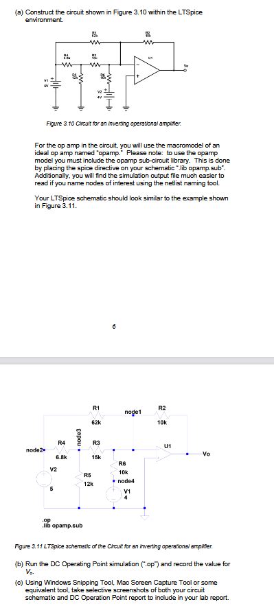 A Construct The Circuit Shown In Figure 310 Within