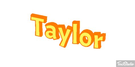 Taylor Name Animated GIF Logo Designs Taylor Name Animated GIF Logo Designs