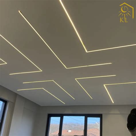 خرید لاین نوری چراغ خطی روکار Led رویه 12 ارتفاع 12 میلیمتری کد 36 گروه روشنایی کوروش