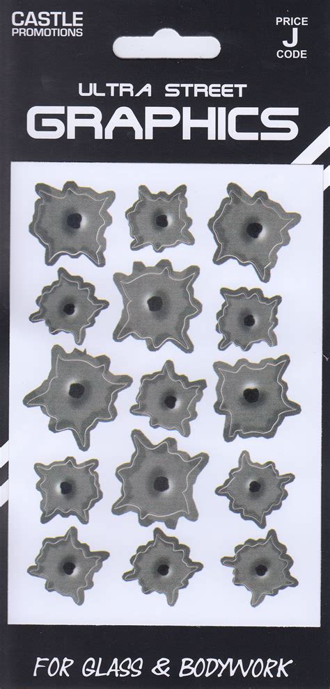 Gr154 Bullet Holes Castle Promotions
