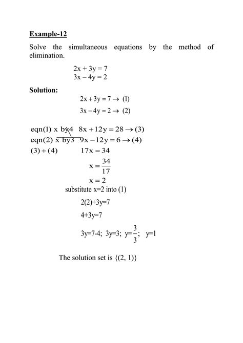 Linear Equation In Two Variable PDF