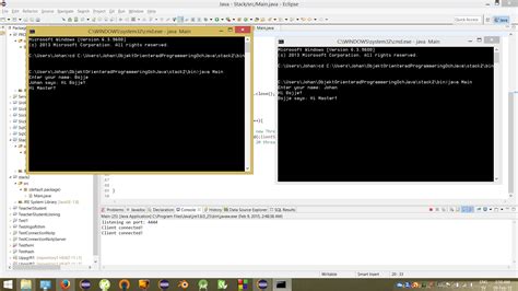 Netbeans Exampels On A Server Client Chat Applikation On Java Stack Overflow