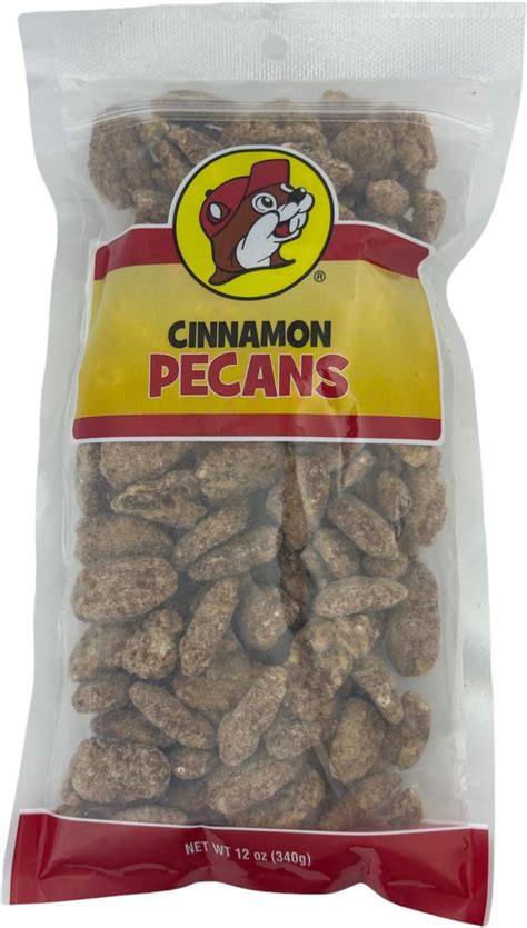 Buc Ees Flavored Pecans Flavored Nuts In Resealable 12oz Bag Cinnamon 12oz