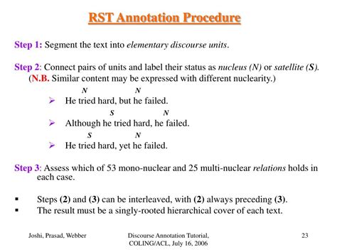 Ppt Discourse Annotation Discourse Connectives And Discourse