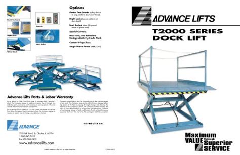 All Advance Lifts Catalogs And Technical Brochures