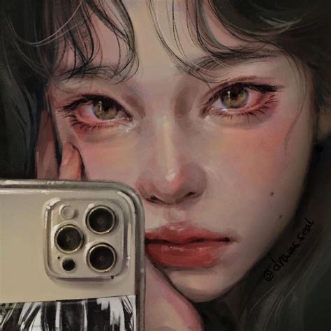 Blonde Girl Portrait Art Artofit