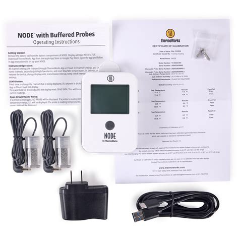 Node® Buffered Temperature Probe Kit Thermoworks