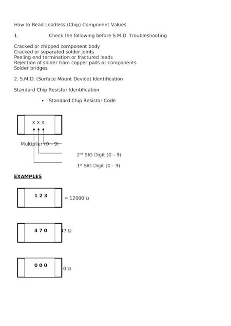 Doc How To Read Leadless Smd Components Dokumentips